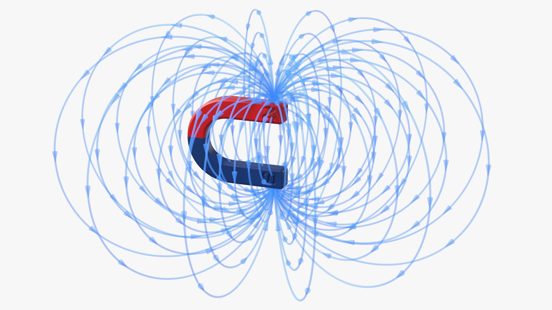 3D magnetic field u shape - TurboSquid 1700793