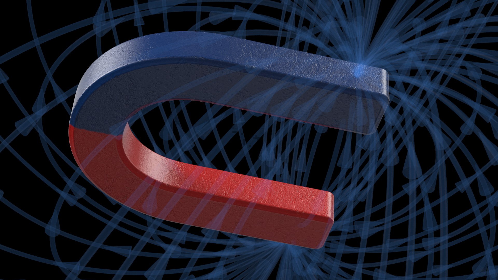 3D magnetic field u shape - TurboSquid 1700793