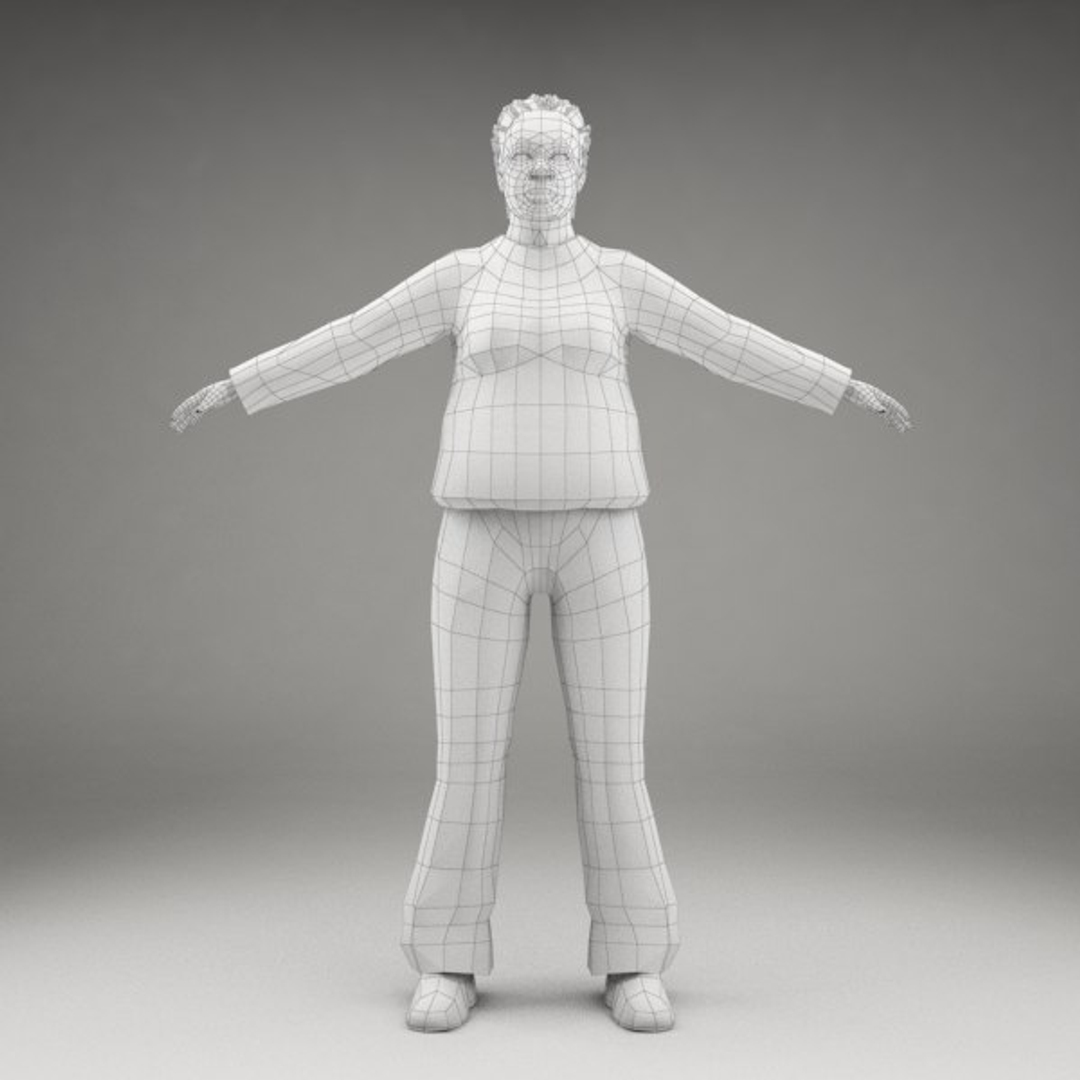 3d axyz characters human