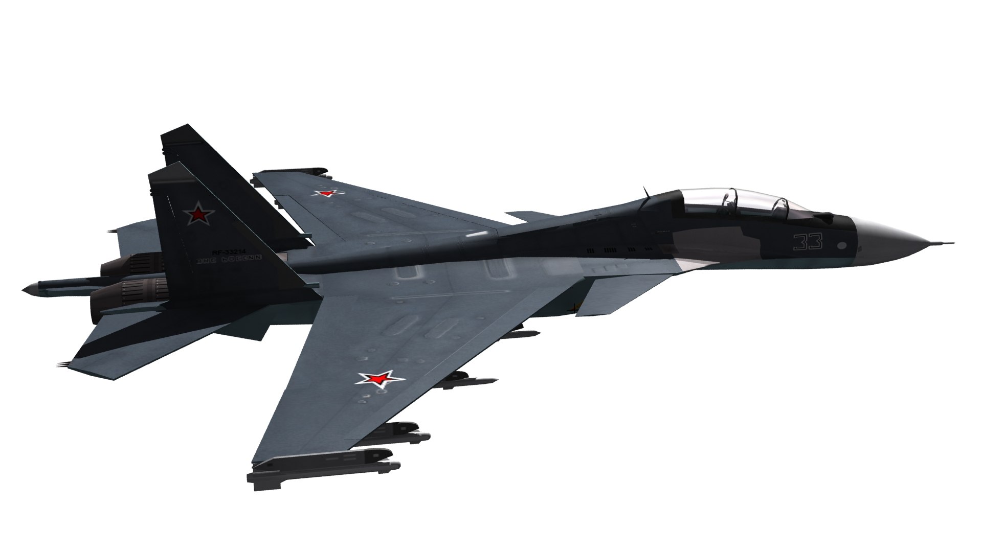 3D Sukhoi Su-30 SM Model - TurboSquid 1968377