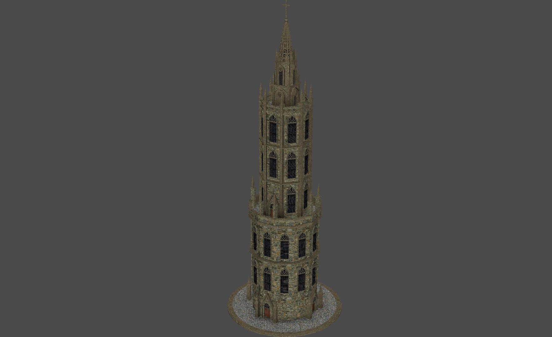 Free 3D Church Tower - TurboSquid 2462717