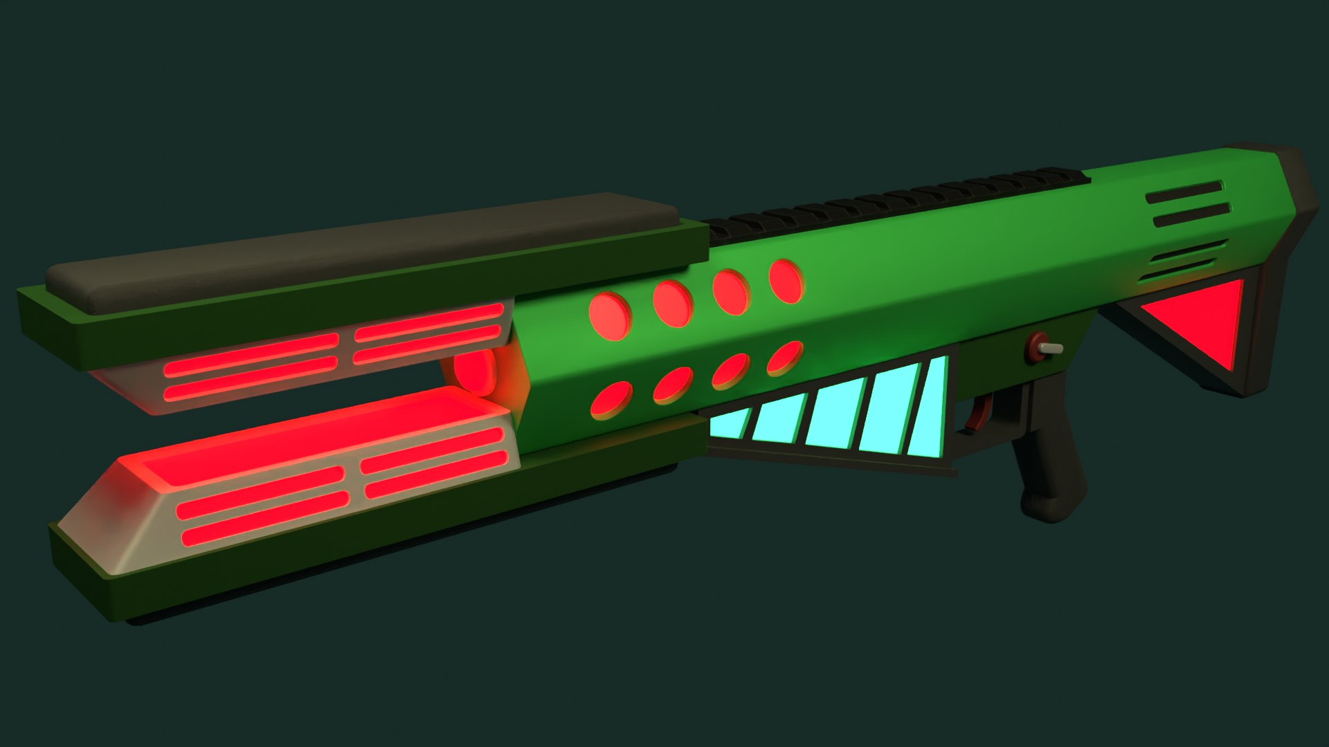 Dew Core Rail Gun 3D Model - TurboSquid 2028214