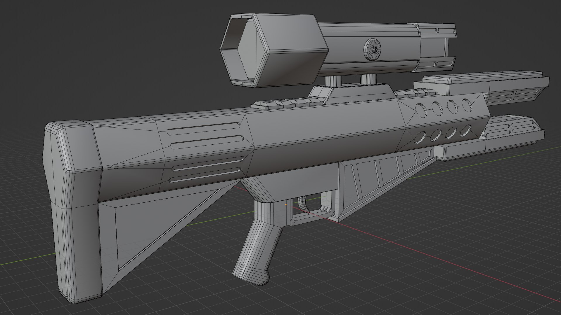 Dew Core Rail Gun 3D Model - TurboSquid 2028214