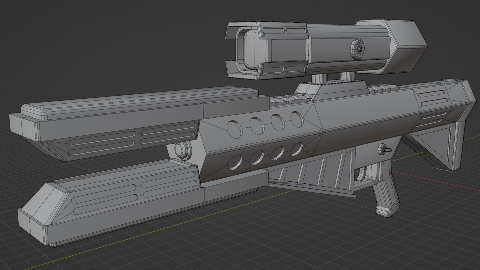 Dew Core Rail Gun 3D Model - TurboSquid 2028214