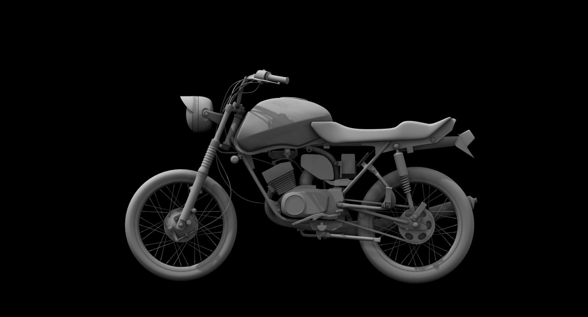 Old Bike 3D Model - TurboSquid 1543112