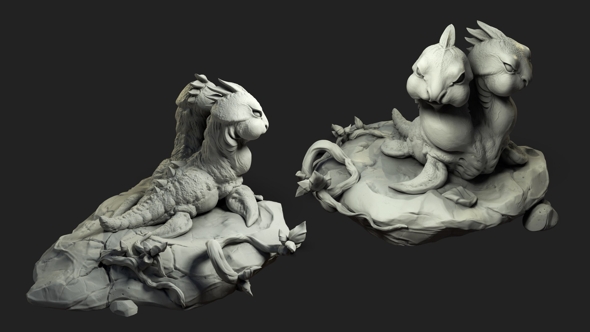 Monsters Creature 3D Model - TurboSquid 1593519