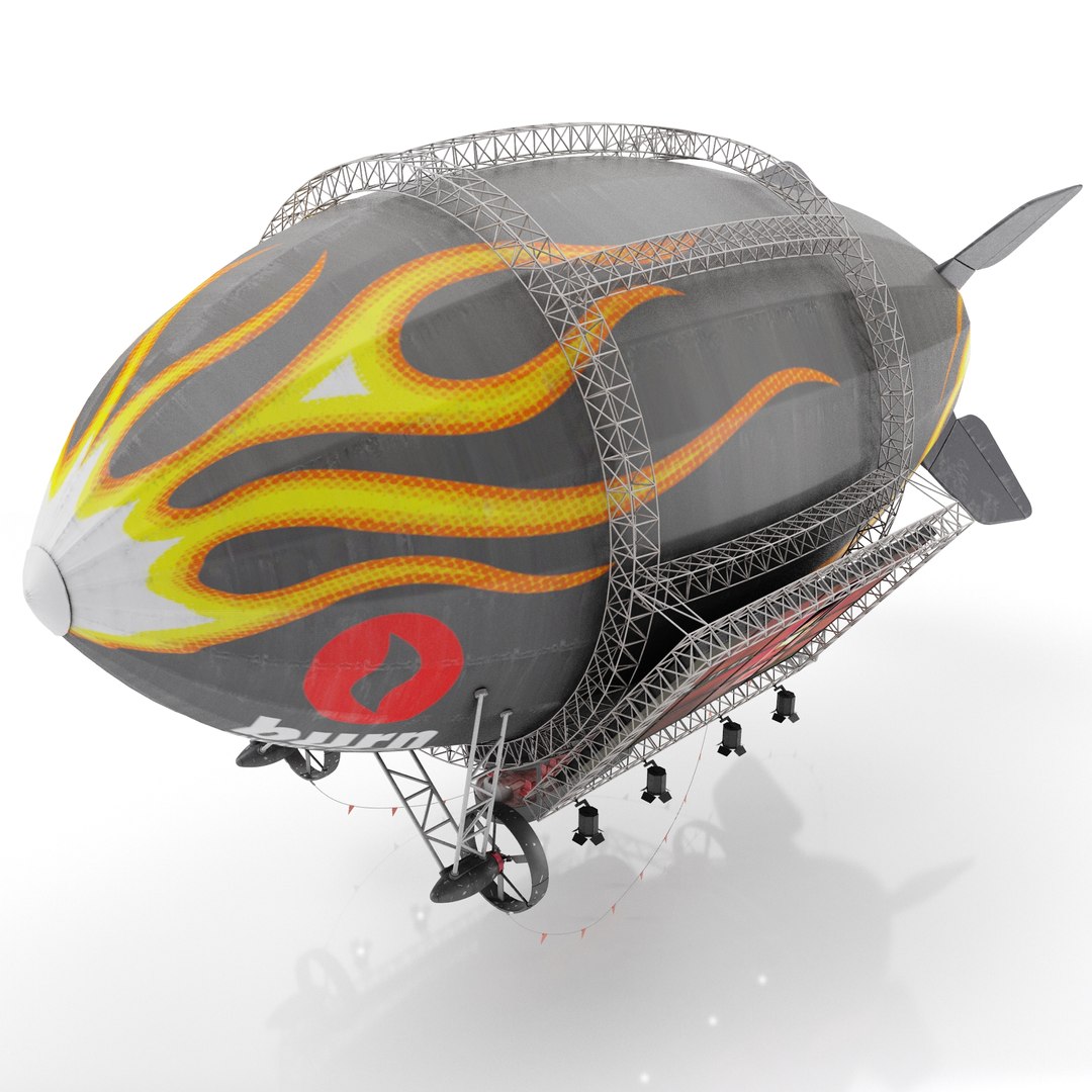 Advertising Zeppelin 01 3D Model - TurboSquid 2169106