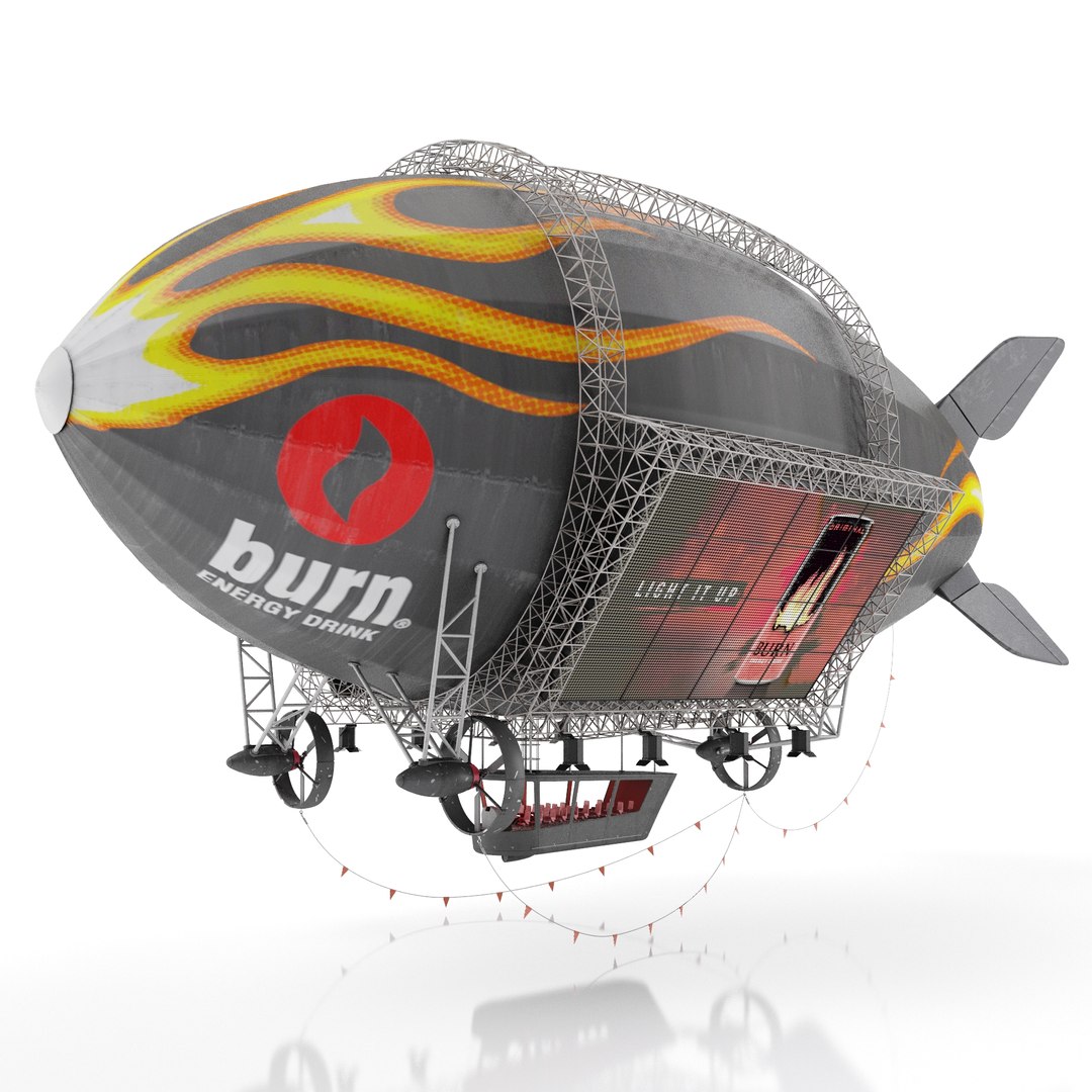 Advertising Zeppelin 01 3D model - TurboSquid 2169106