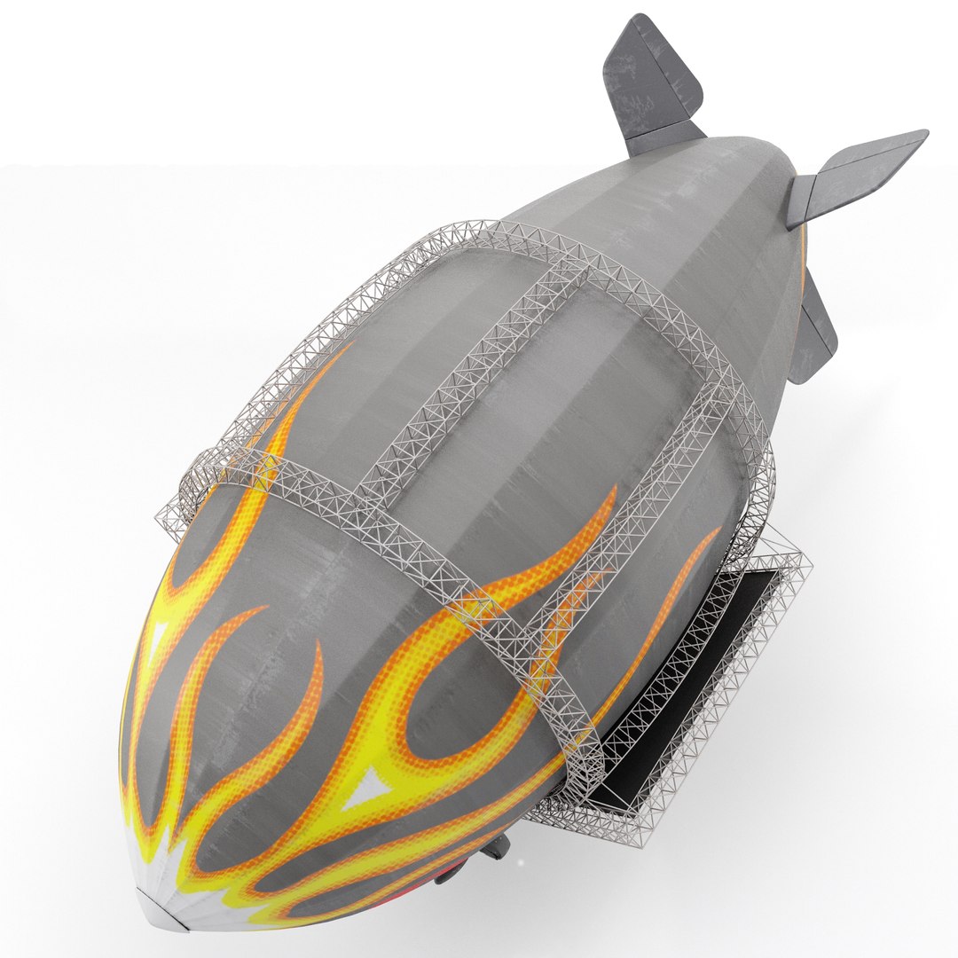 Advertising Zeppelin 01 3D Model - TurboSquid 2169106