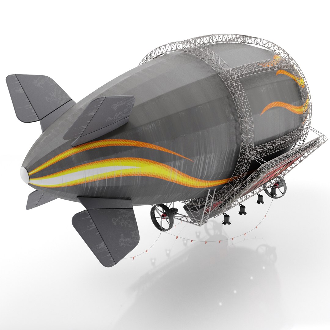 Advertising Zeppelin 01 3D Model - TurboSquid 2169106