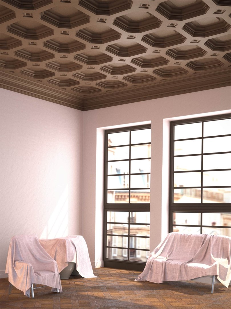 Ceiling 3D Model - TurboSquid 1305359