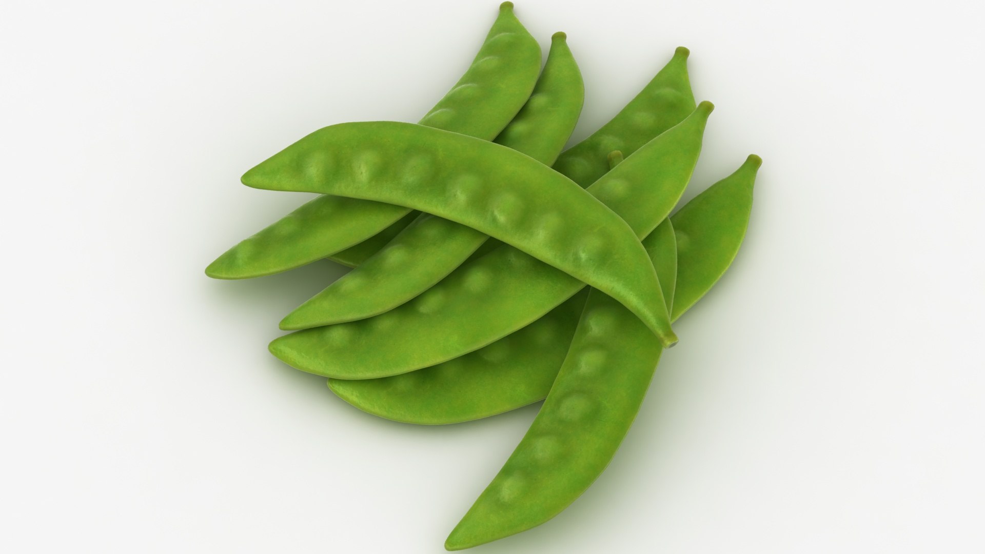 3D Model Snow Pea Pile 01 - TurboSquid 1653070