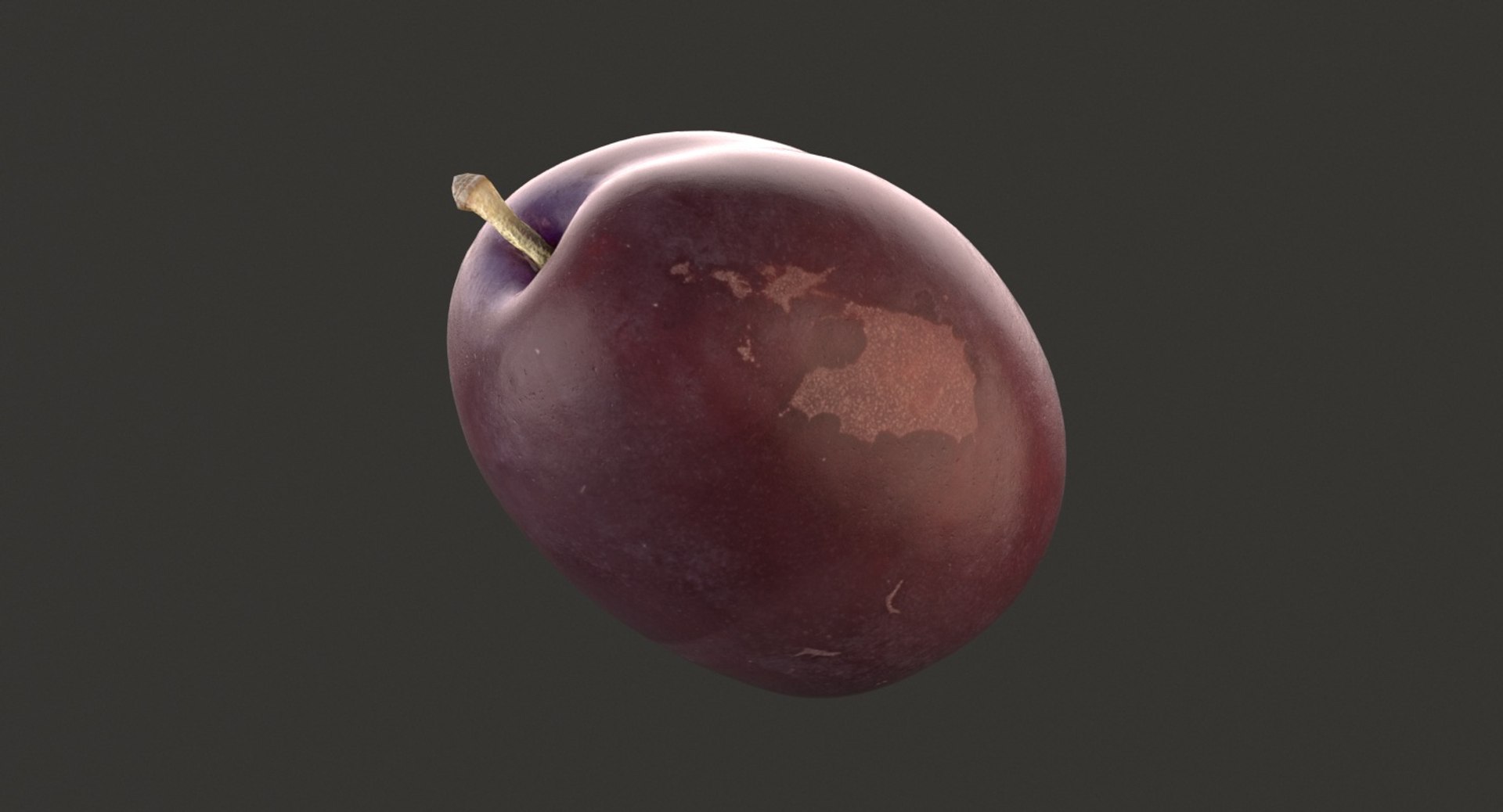 3D Realistic Plum Model - TurboSquid 1229502