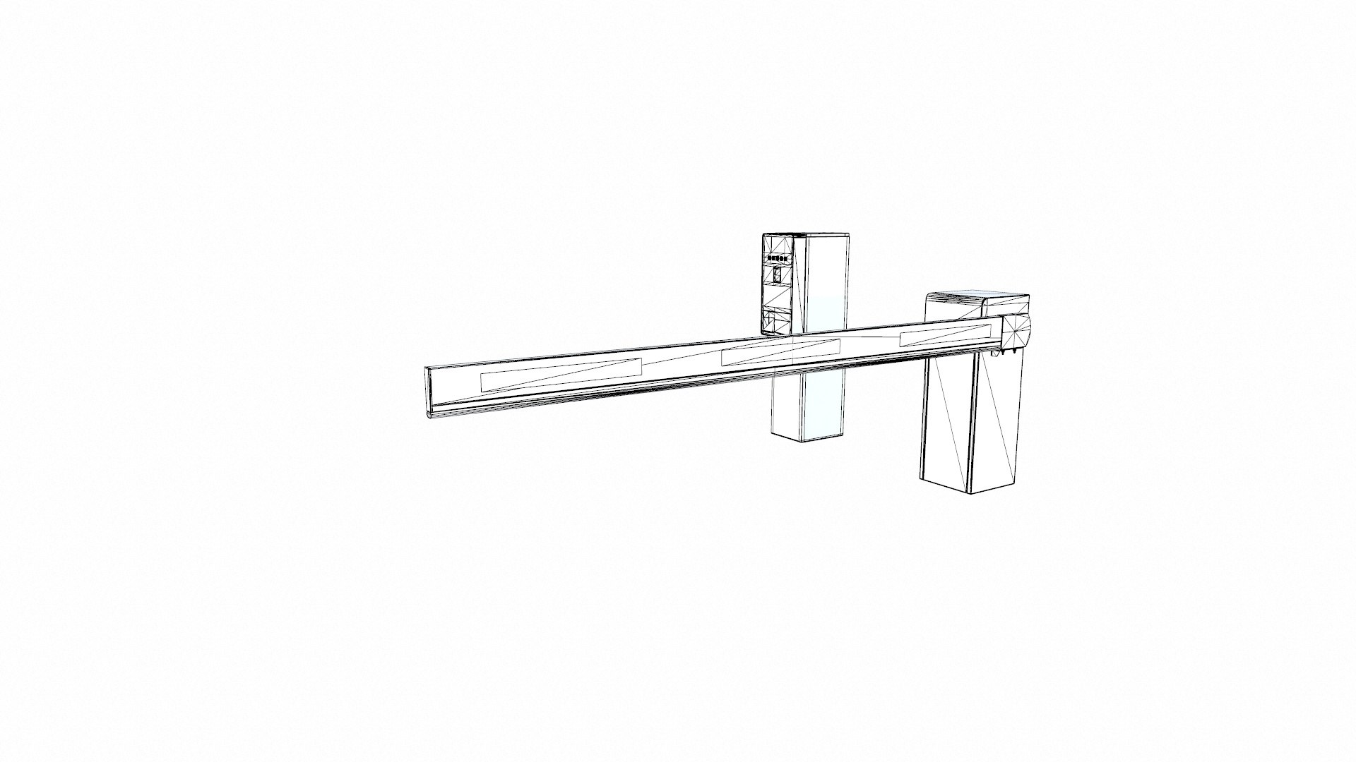 Traffic Barrier 3D Model - TurboSquid 2343611