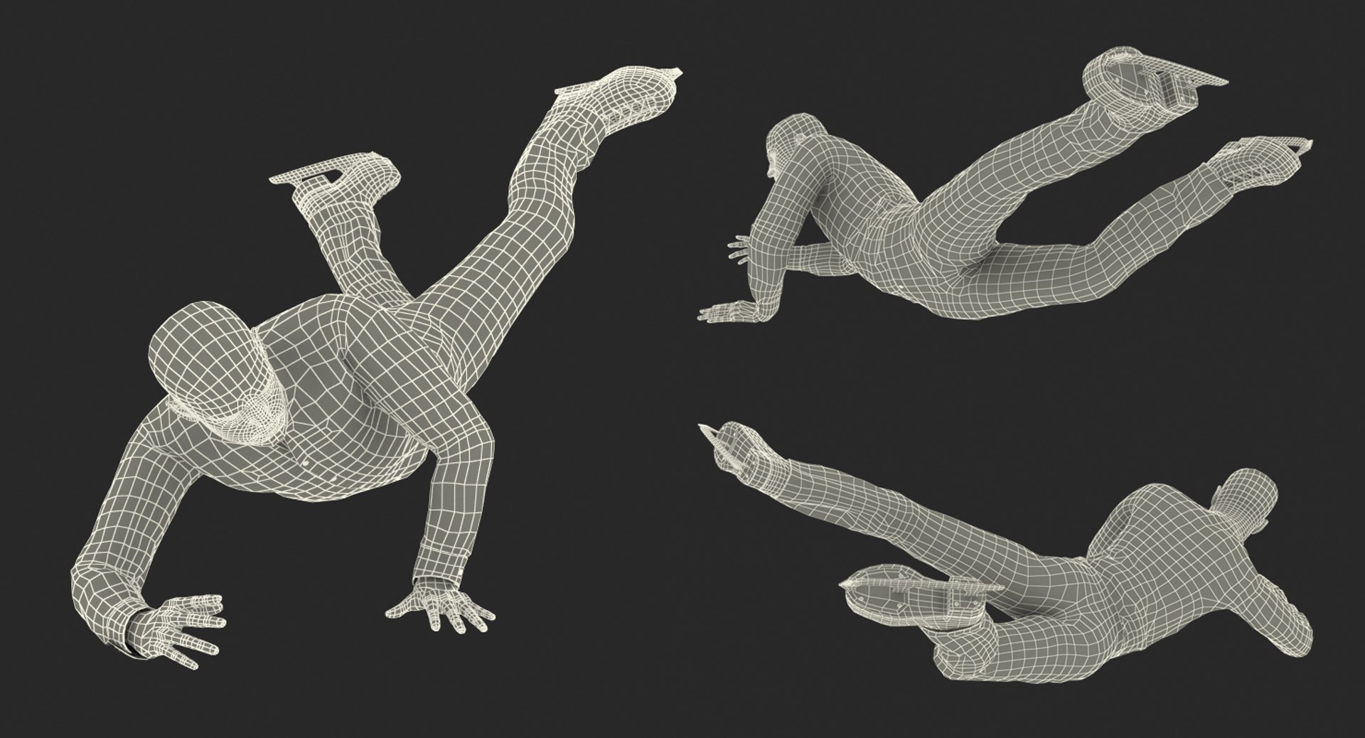 3D male figure skater rigged model | 1148680 | TurboSquid