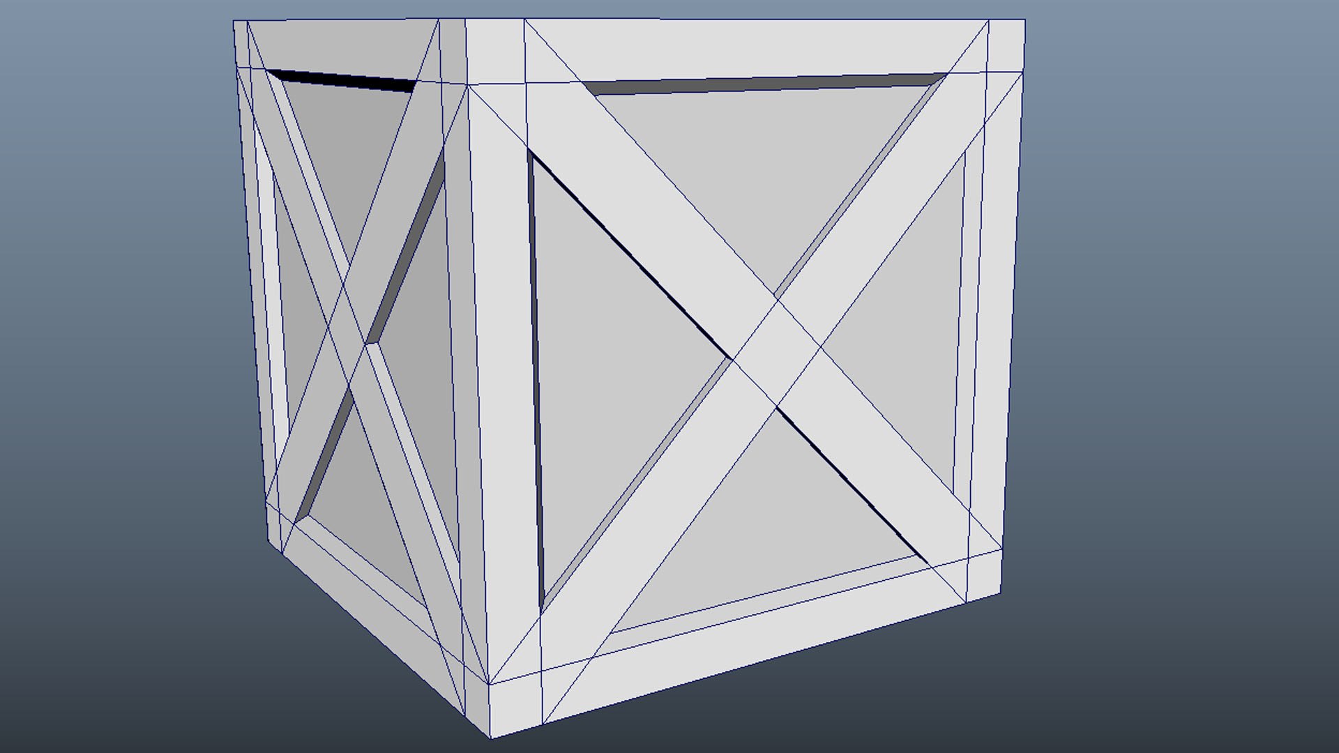 Wooden box container 3D model - TurboSquid 1387987