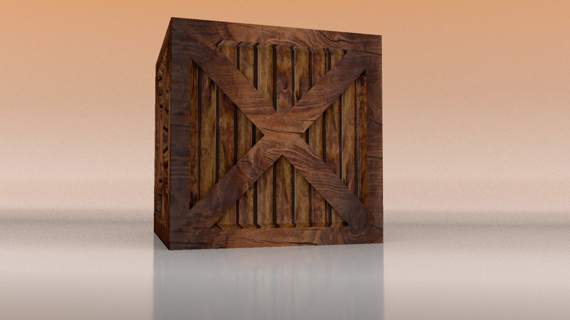 Wooden box container 3D model - TurboSquid 1387987
