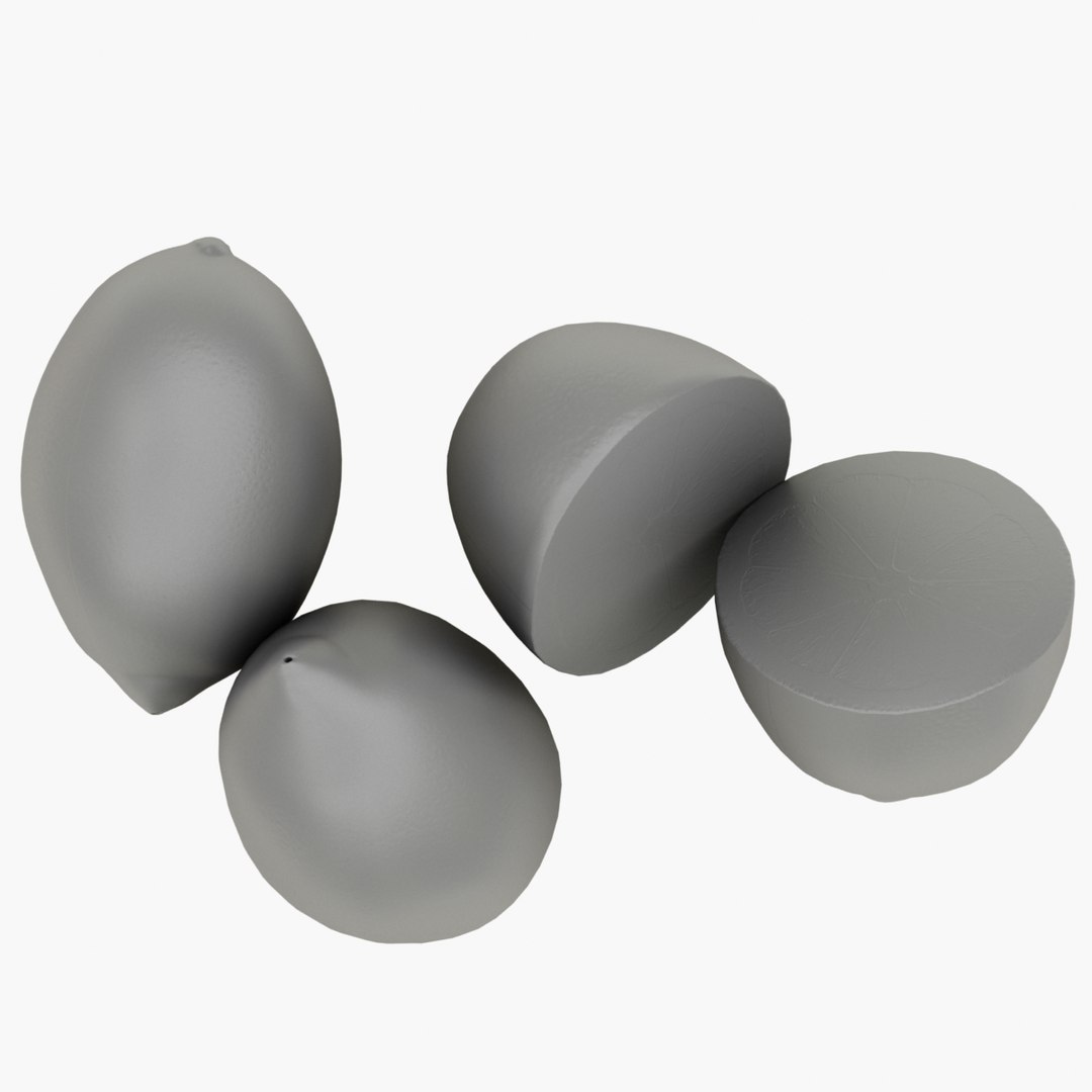 3d Realistic Lemon Model