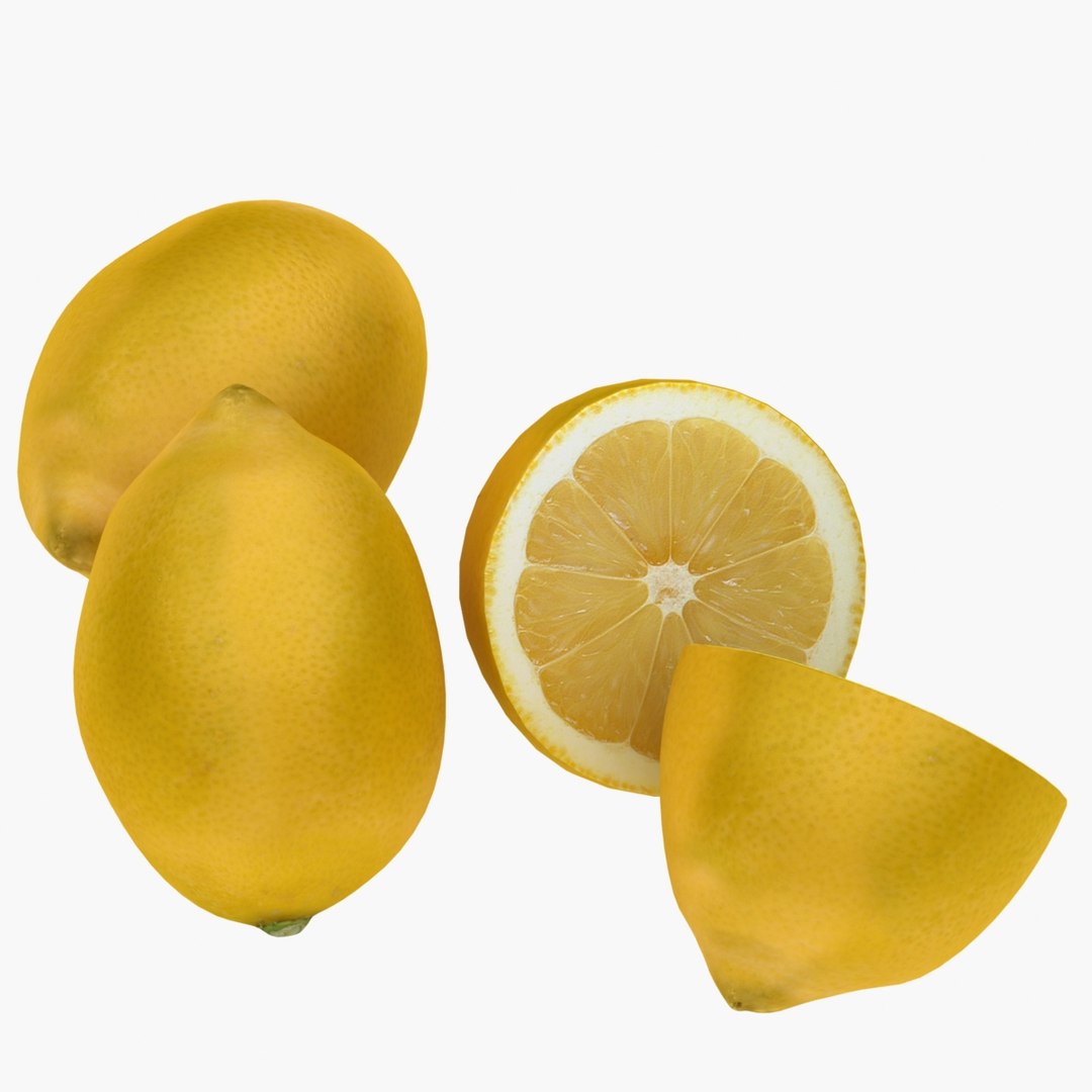 3d Realistic Lemon Model