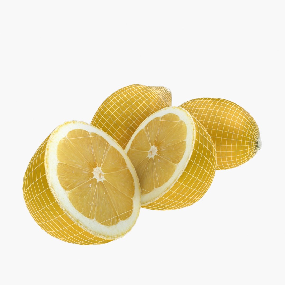 3d Realistic Lemon Model