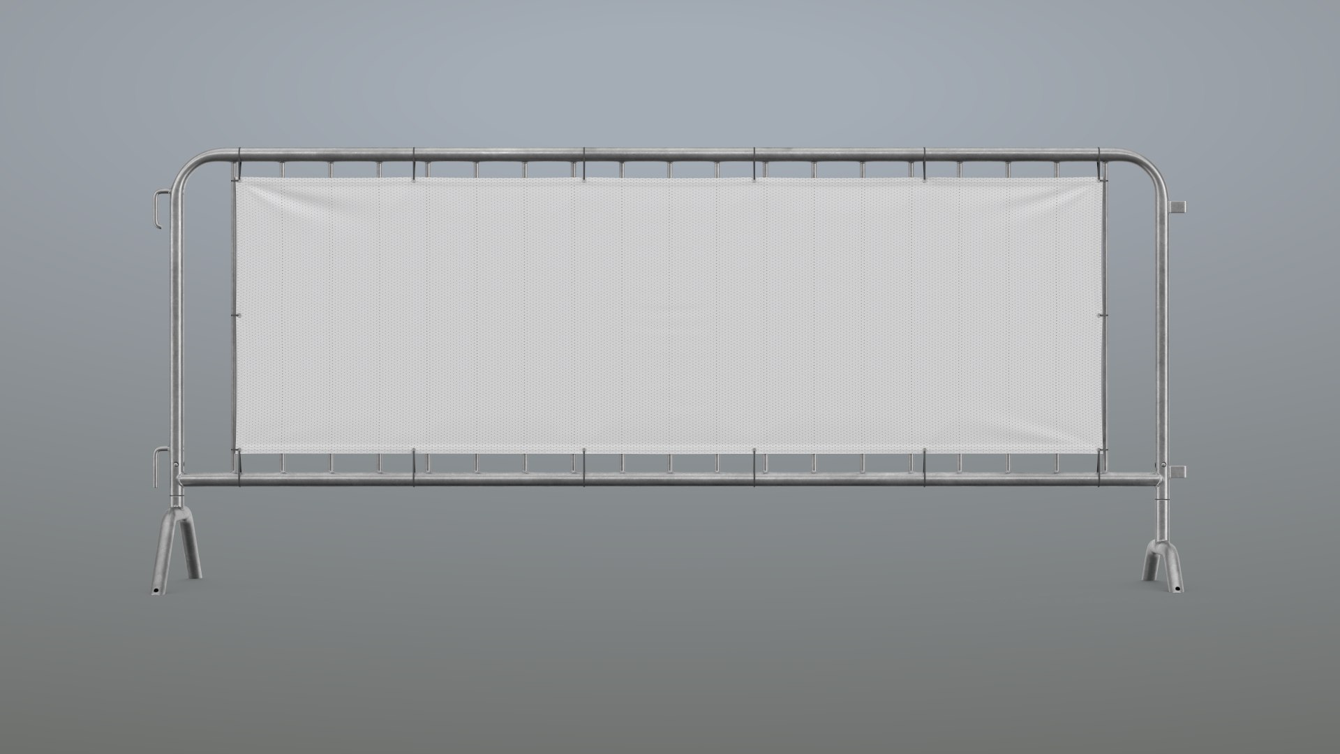 3D Model Crowd Control Barrier Pbr - TurboSquid 1635538