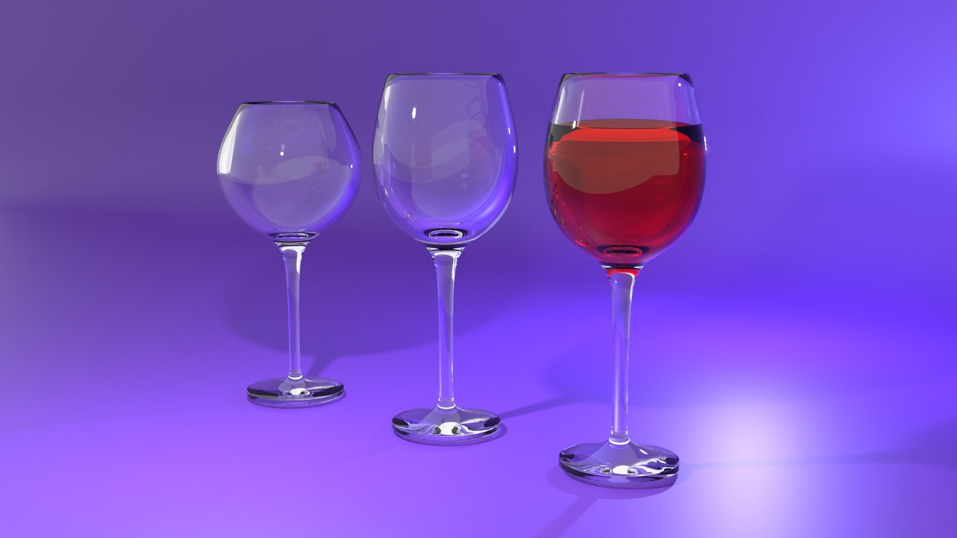 3D Wine Glass Model - TurboSquid 2000594