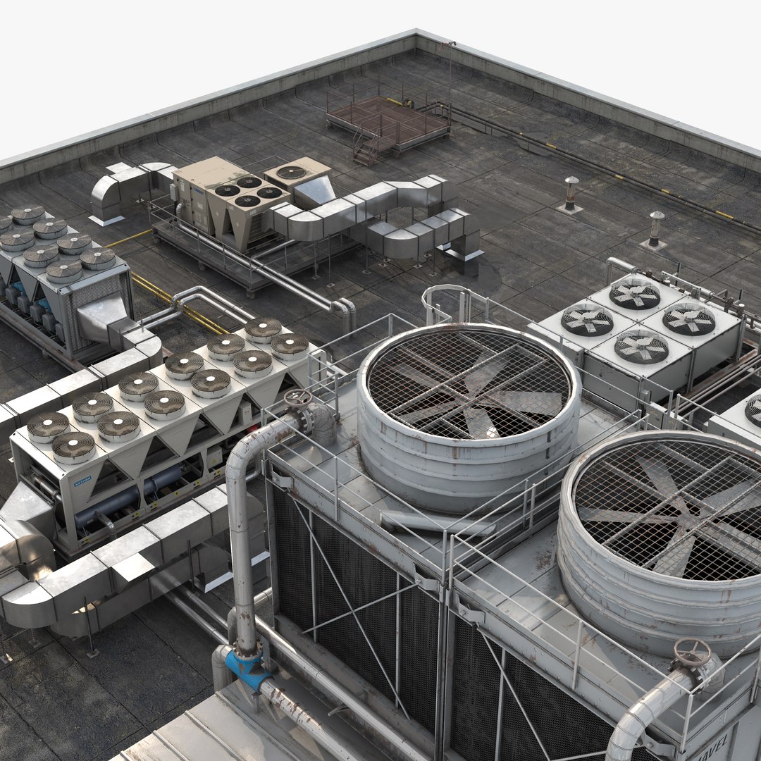 3D Rooftop Hvac Systems Model - TurboSquid 1403951