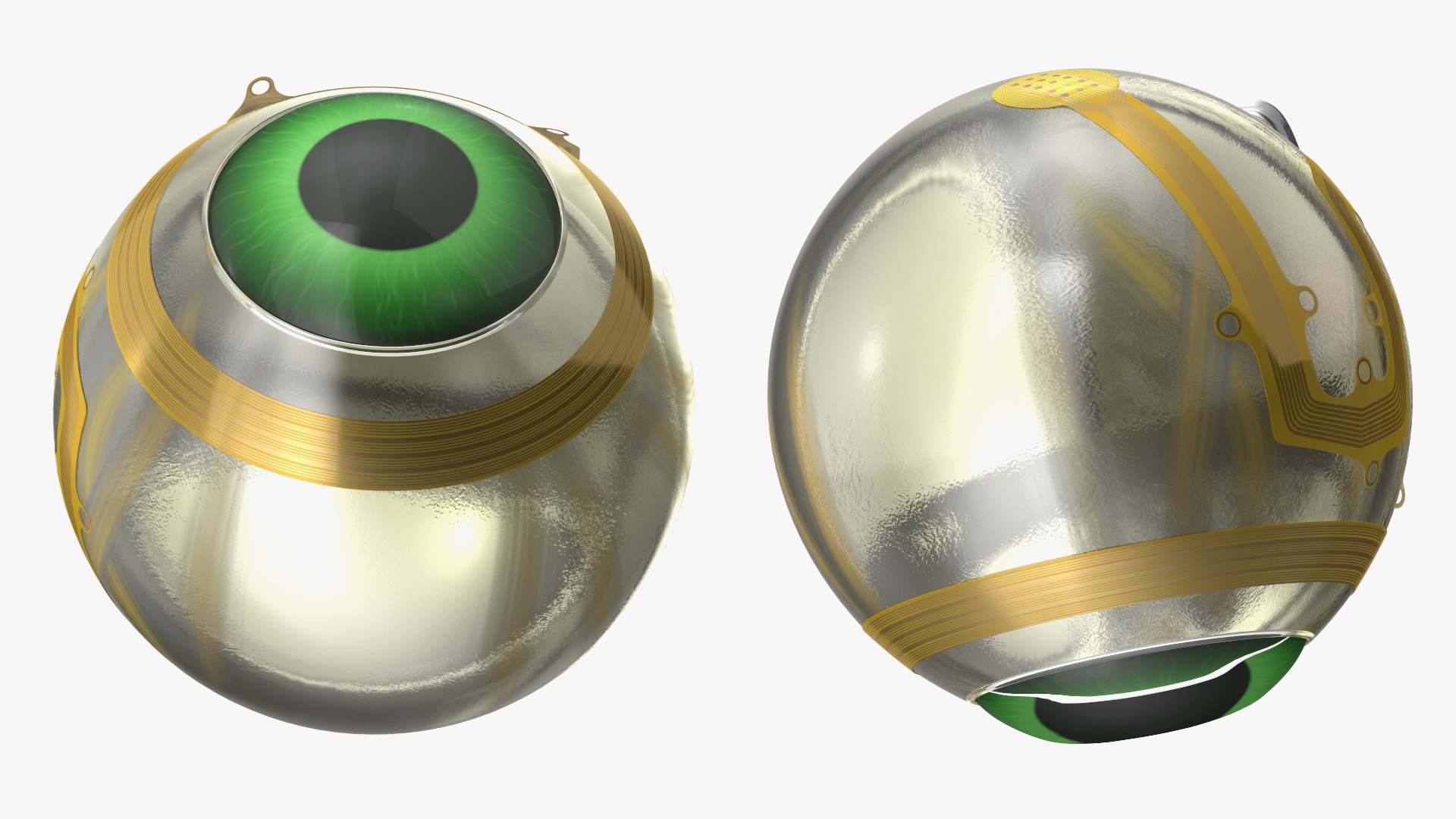 3D Emerald Iris Cybernetic Implant - TurboSquid 2325150