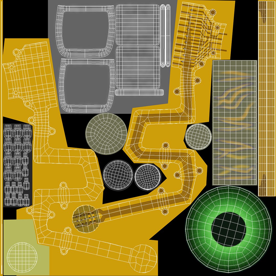 3D Emerald Iris Cybernetic Implant - TurboSquid 2325150