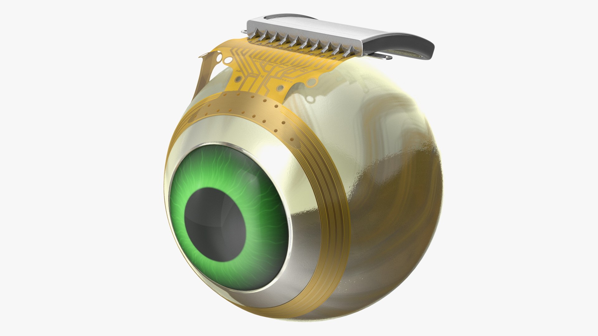 3D Emerald Iris Cybernetic Implant - TurboSquid 2325150
