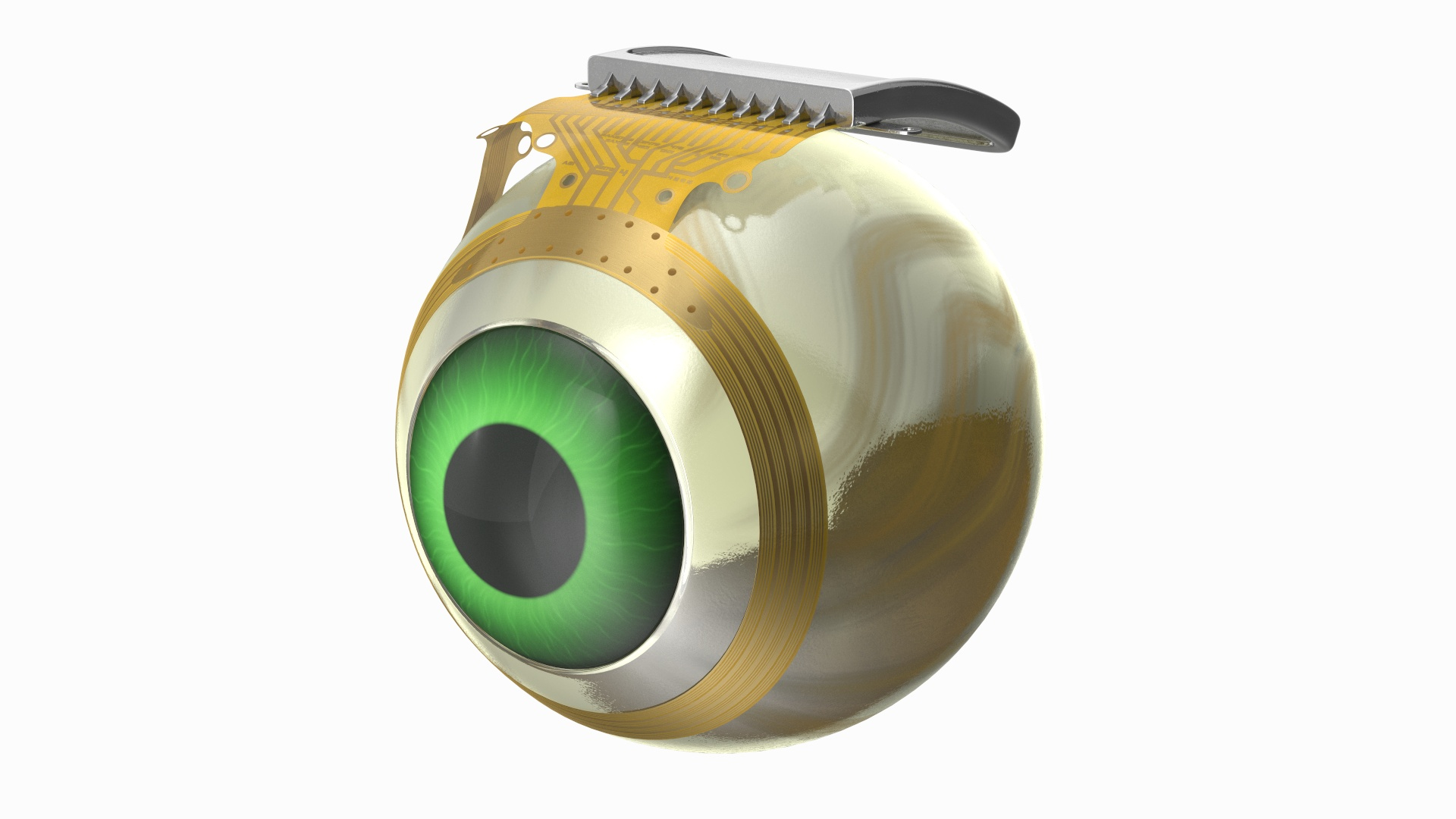3D Emerald Iris Cybernetic Implant - TurboSquid 2325150