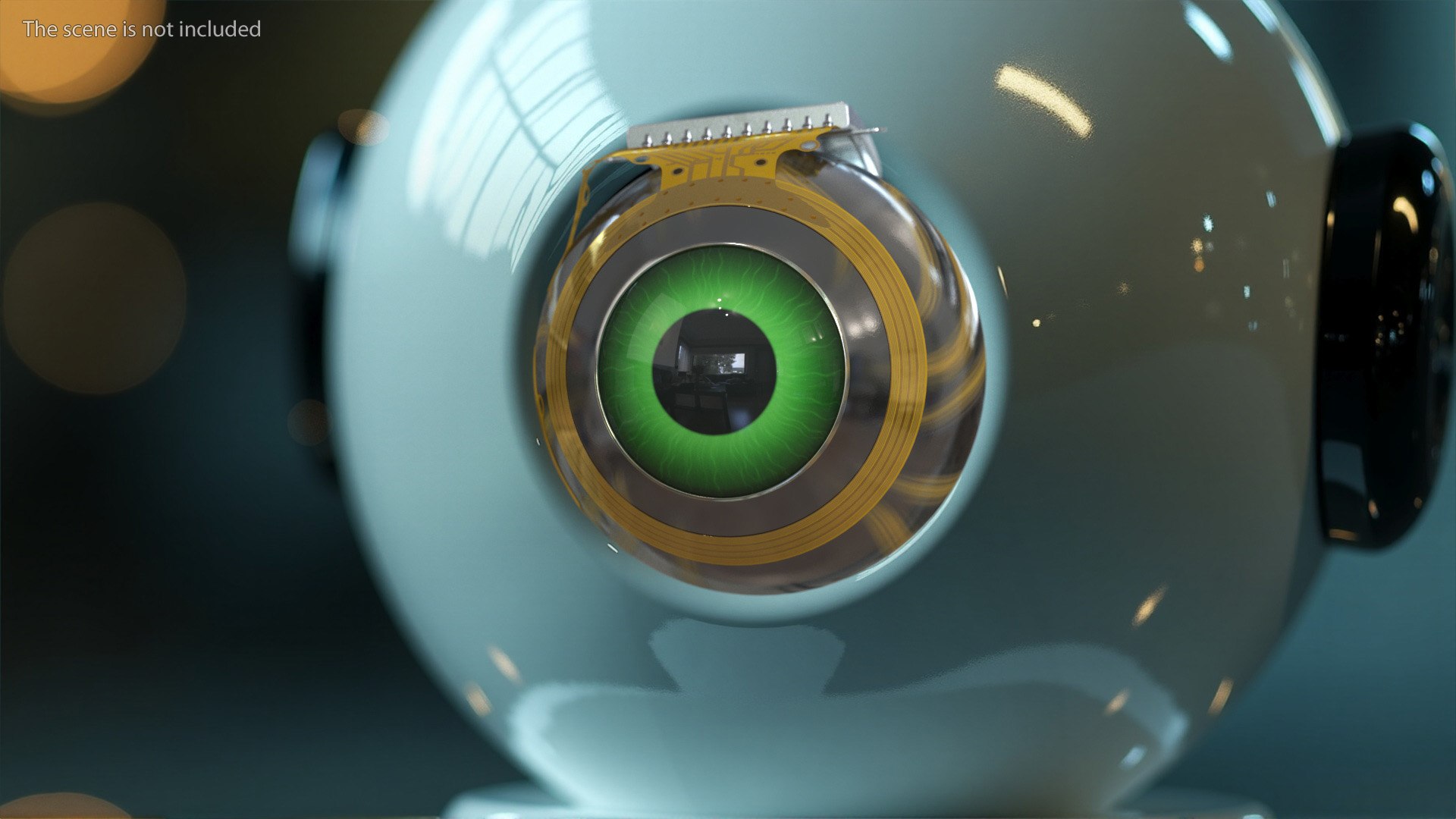 3D Emerald Iris Cybernetic Implant - TurboSquid 2325150