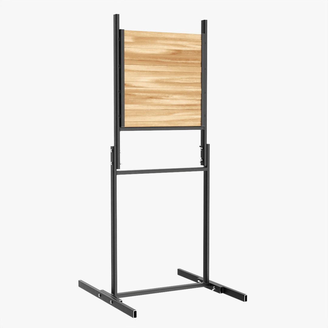 3D Model Throwing Weapons Wooden Target Stand - TurboSquid 1856860