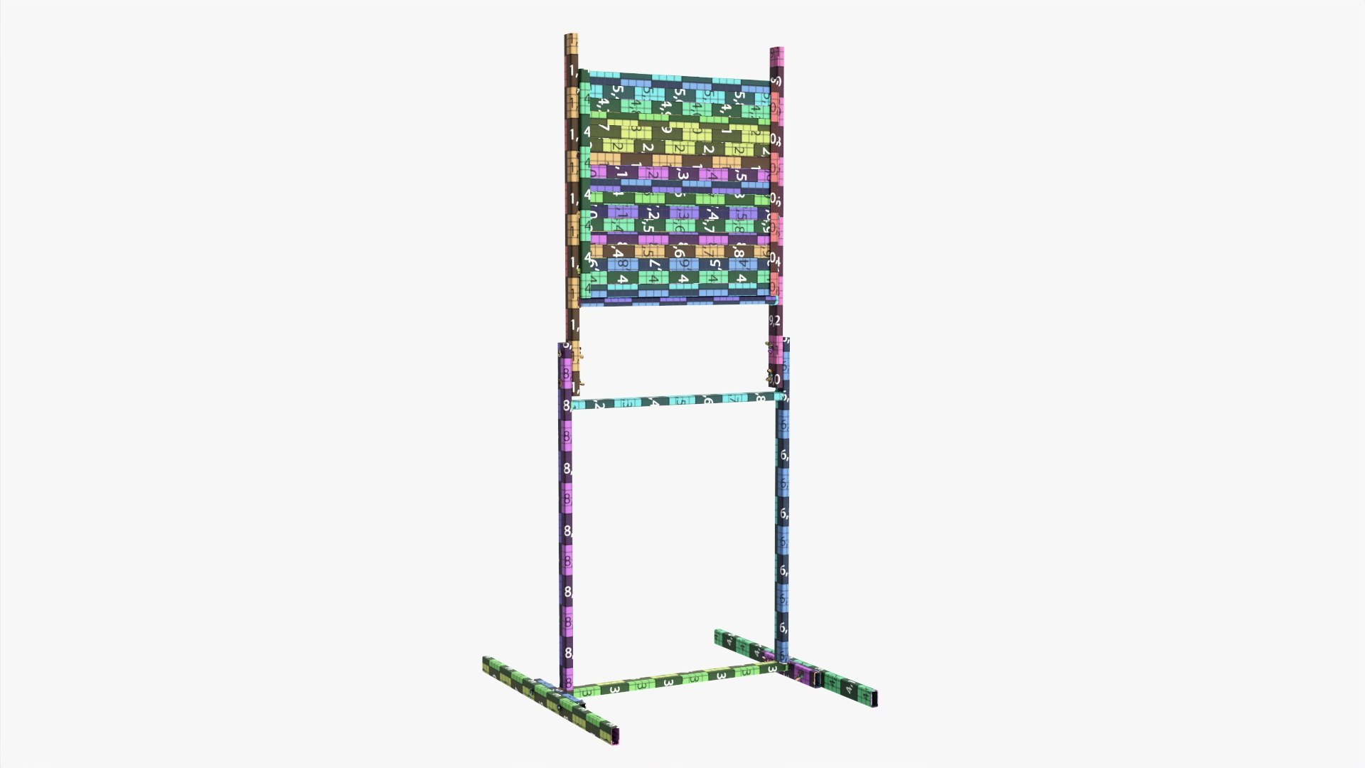 3D Model Throwing Weapons Wooden Target Stand - TurboSquid 1856860