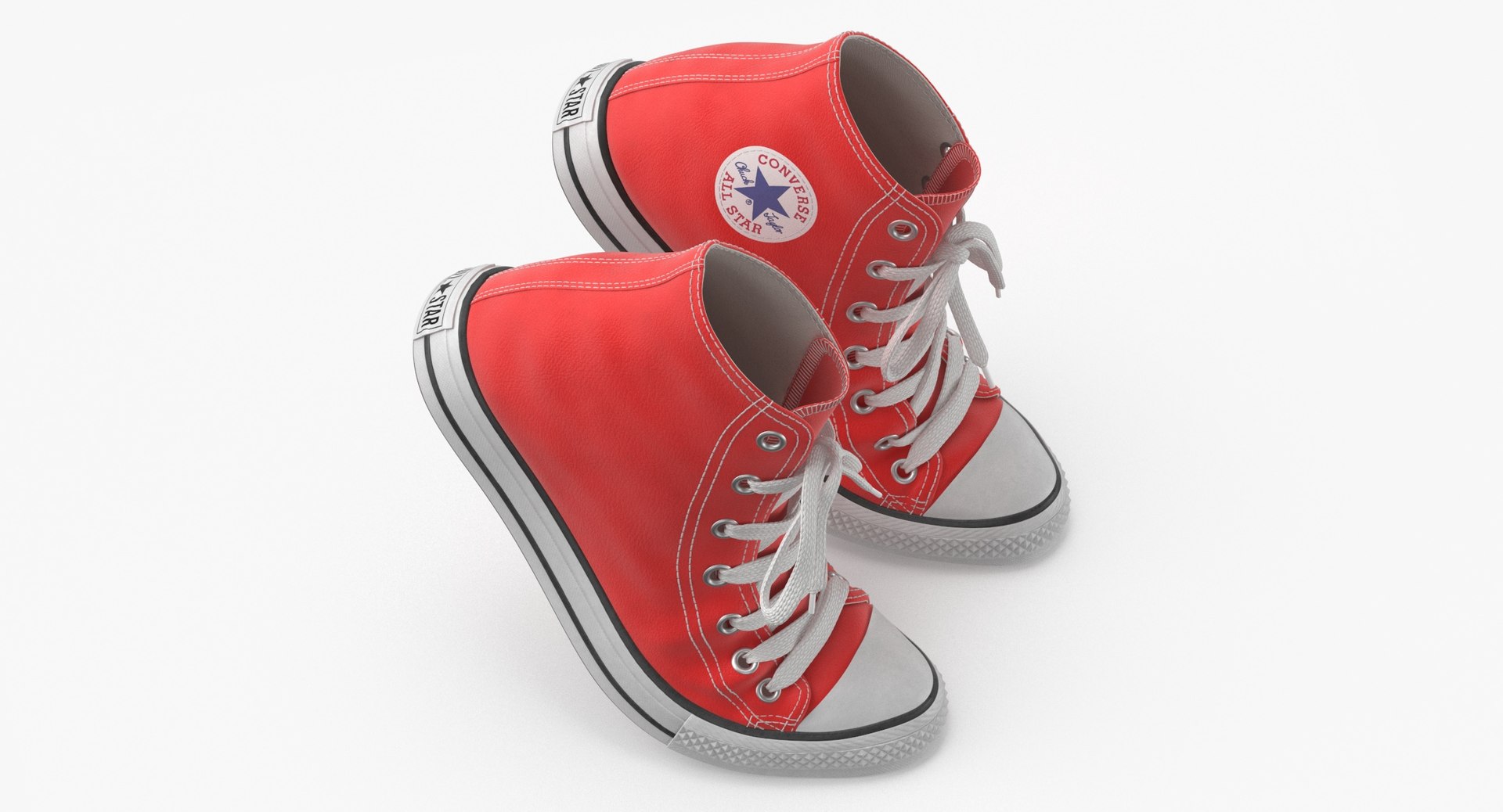 Basketball Leather Shoes Bent Red Model - TurboSquid 1785441