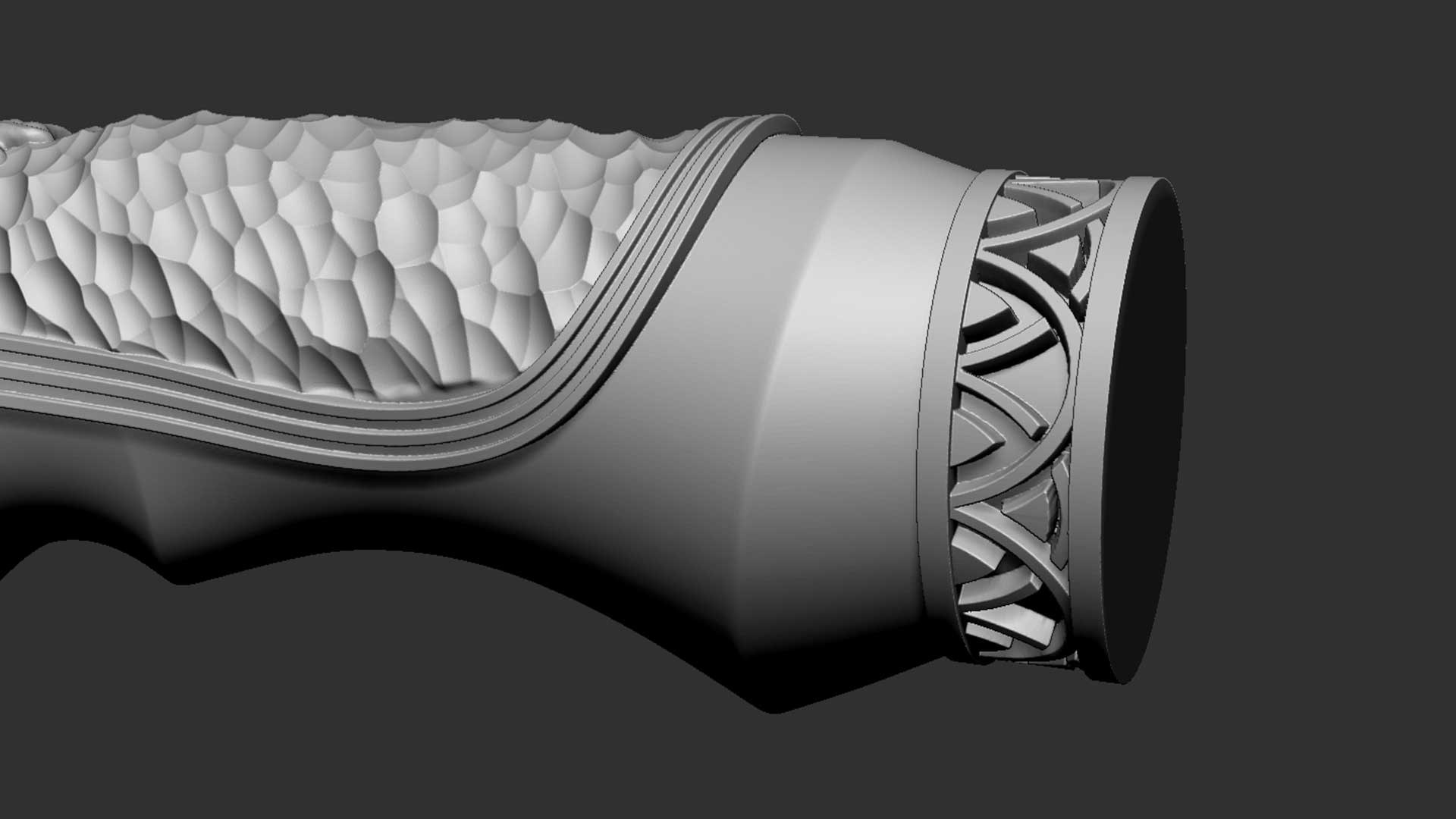 Zeus Head Knife Handle 3D Model - TurboSquid 2290462