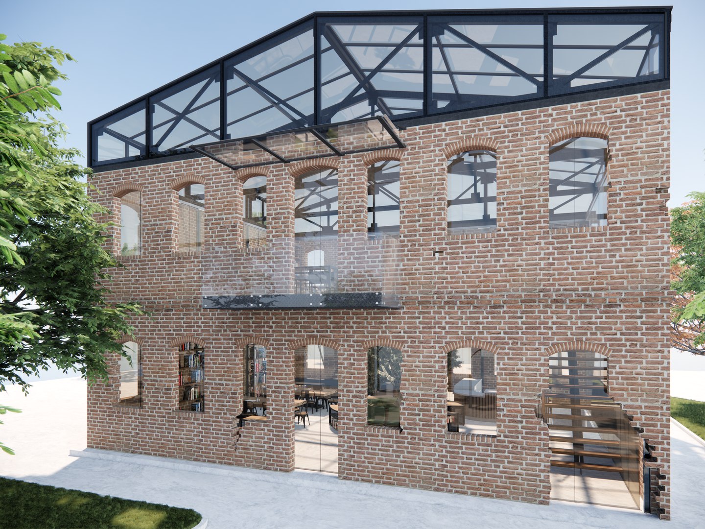 3D Restoration Building - TurboSquid 2266001