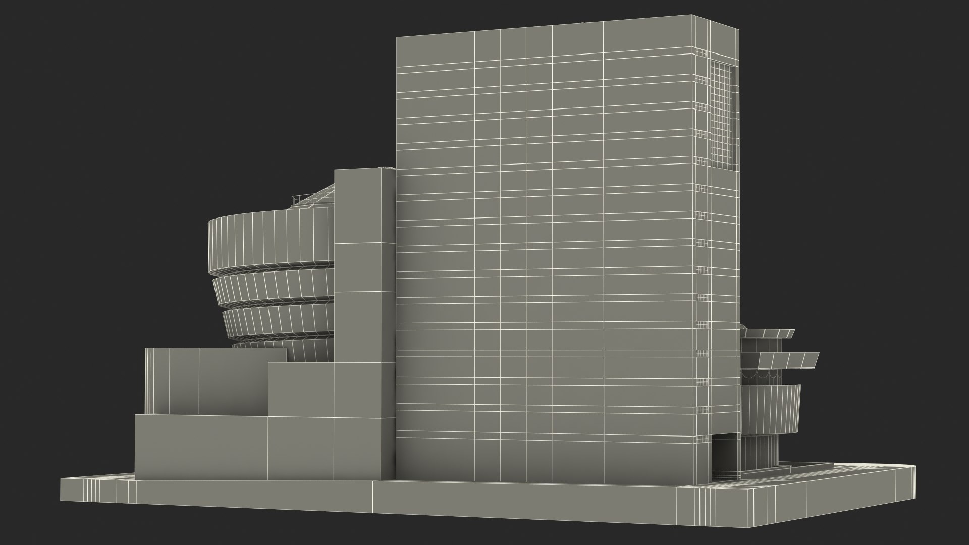 Solomon Guggenheim Museum 3D model - TurboSquid 1737004