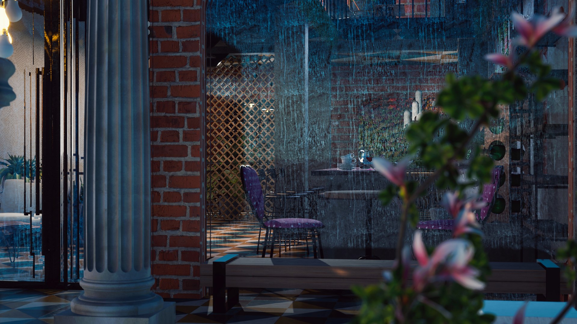 Free 3D Exterior Coffee Restaurant Free – UE4 | FBX Model - TurboSquid ...