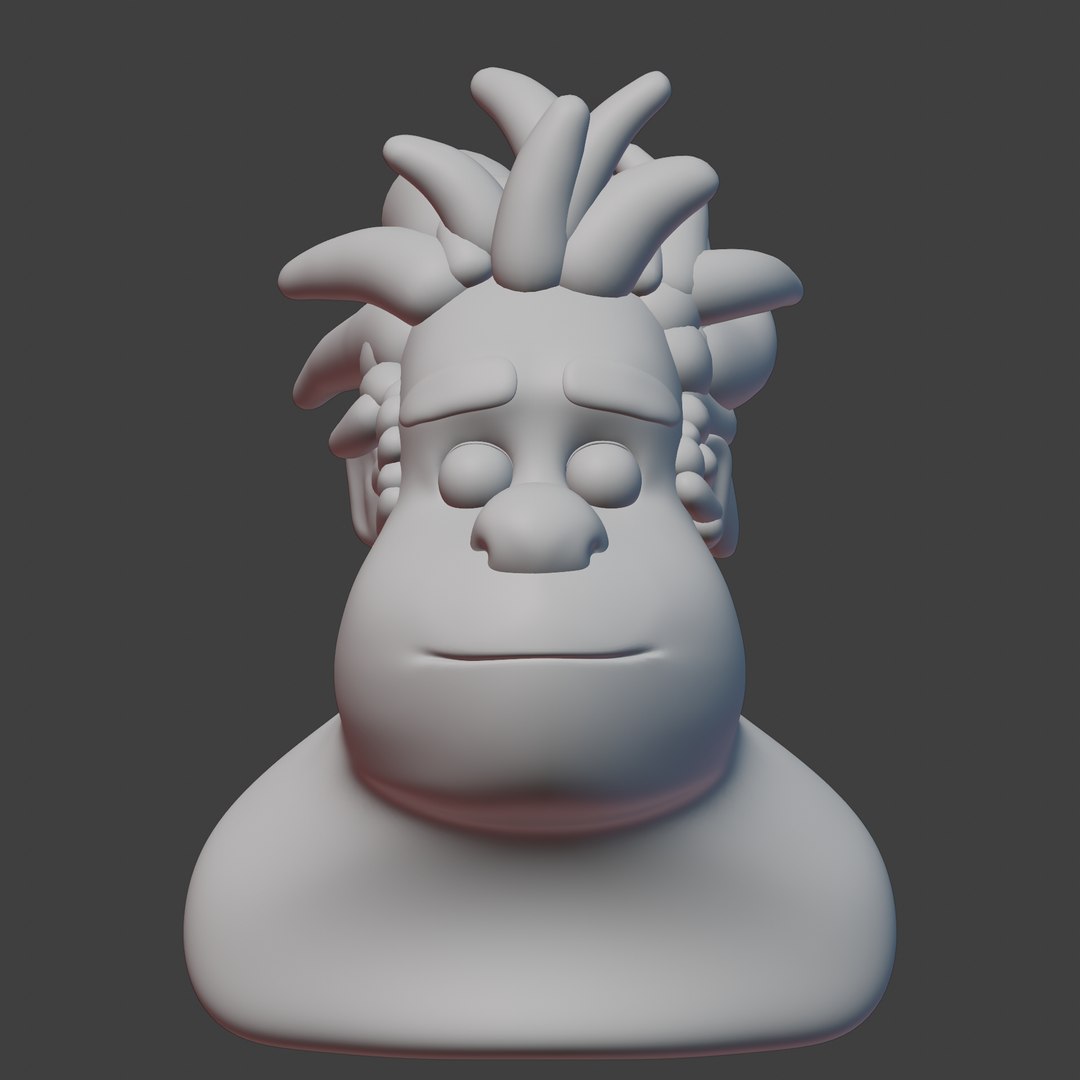 Wreck Ralph Head 3D Model - TurboSquid 1403299
