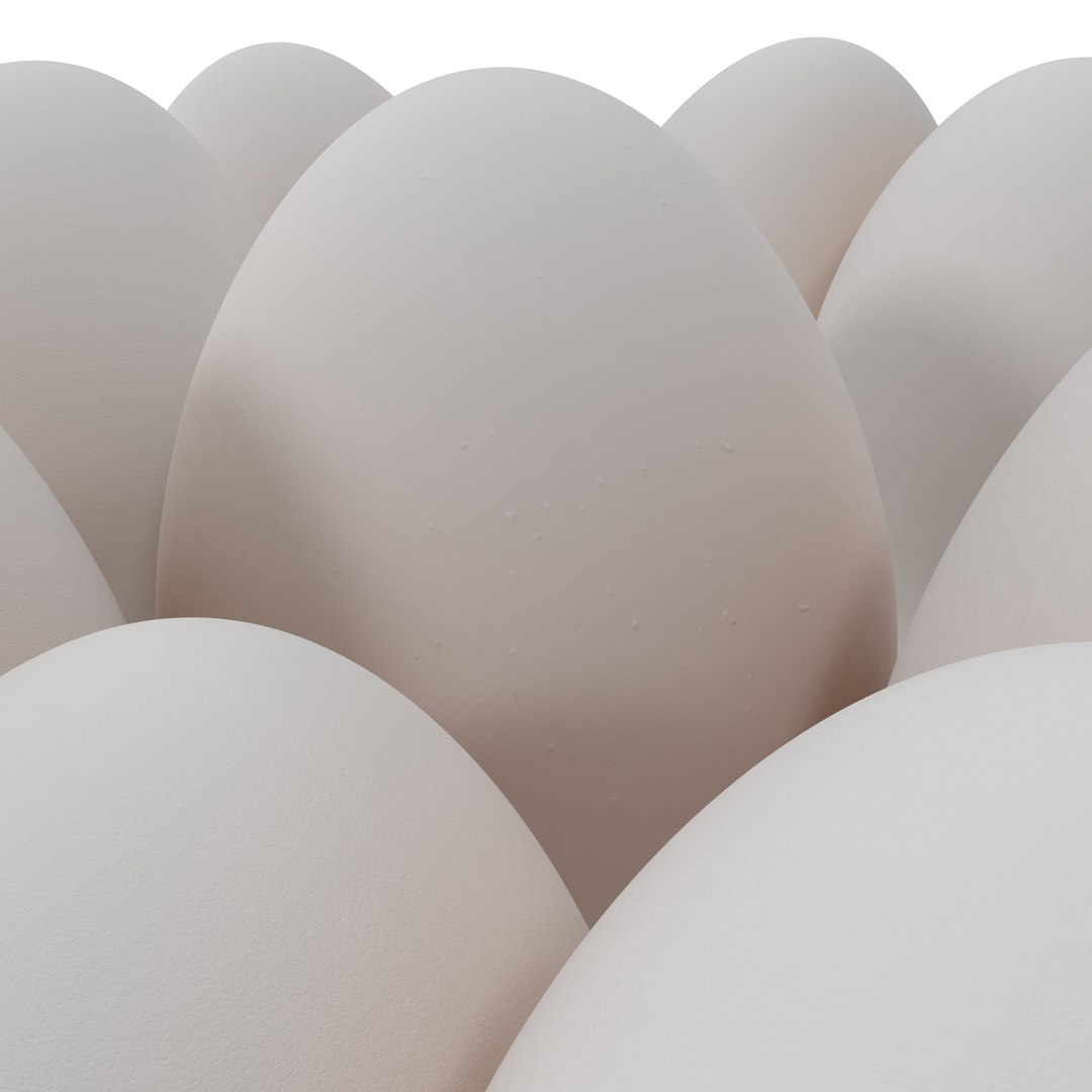 Realistic Eggs 3D Model | 1146327 | TurboSquid