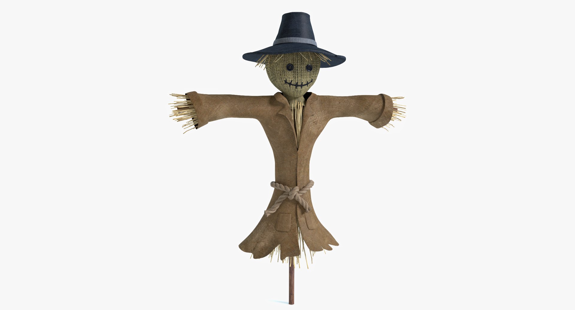 Scarecrow Crow 3d Max