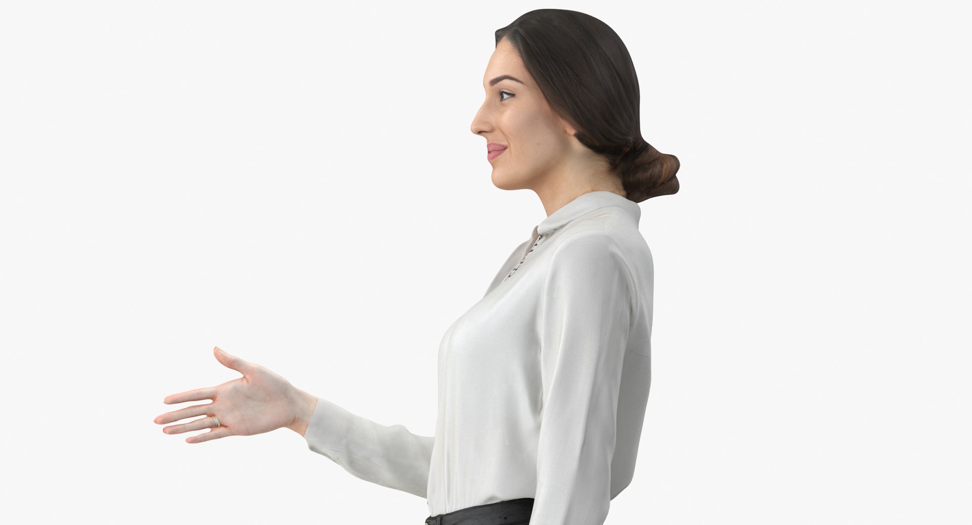 Elizabeth Business Interacting Pose 04 3D model - TurboSquid 1857801