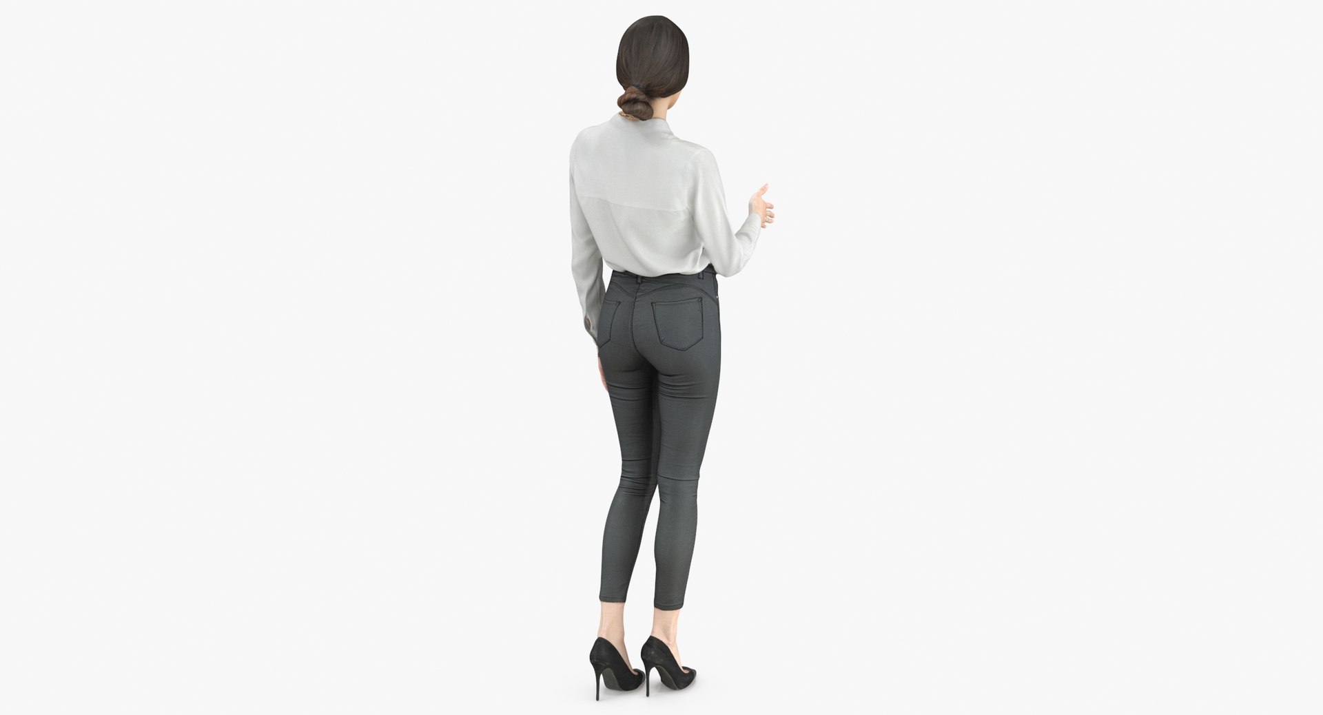 Elizabeth Business Interacting Pose 04 3D model - TurboSquid 1857801