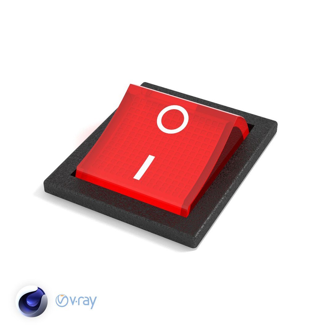 Switch Rocker 3D Model - TurboSquid 1173774