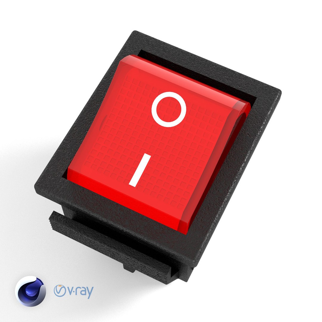 Switch Rocker 3D Model - TurboSquid 1173774