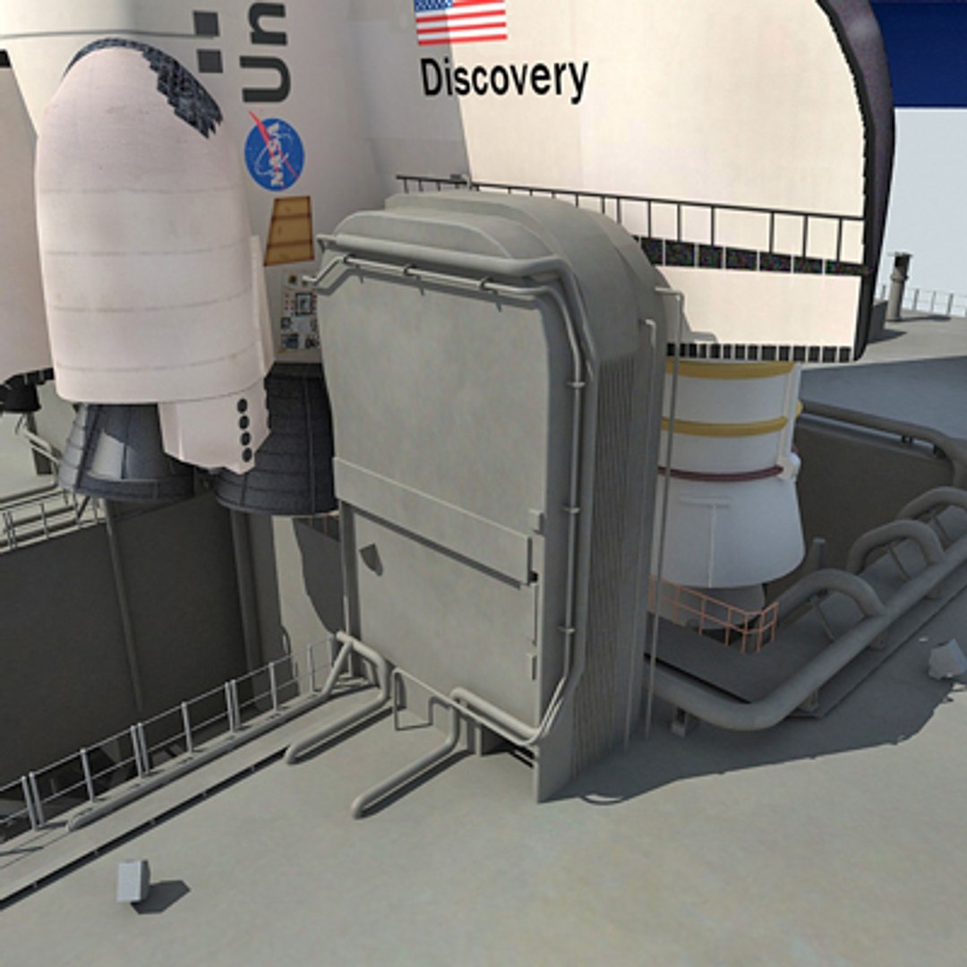 3d nasa space shuttle mlp