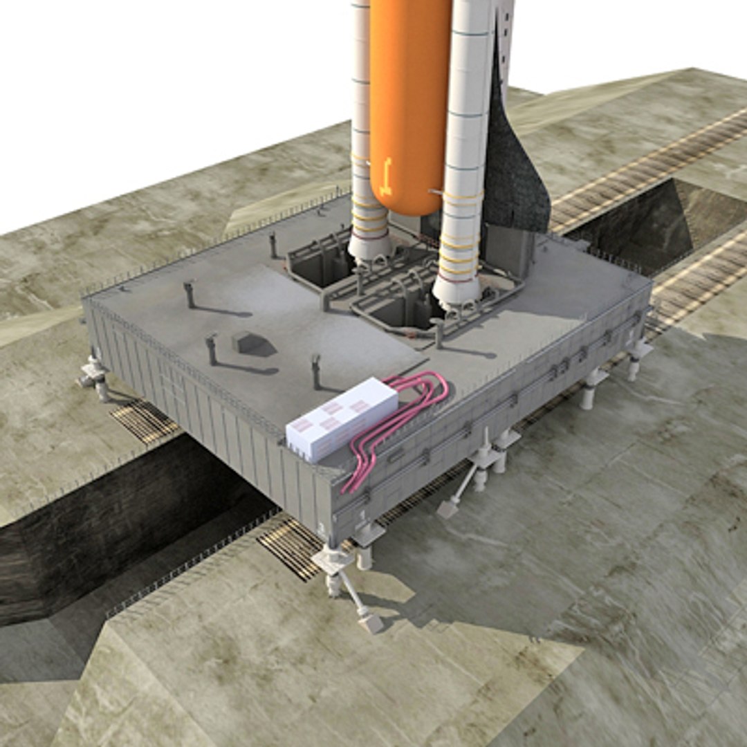 3d nasa space shuttle mlp