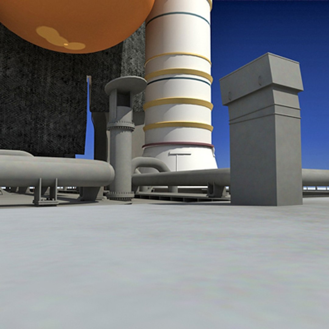 3d nasa space shuttle mlp