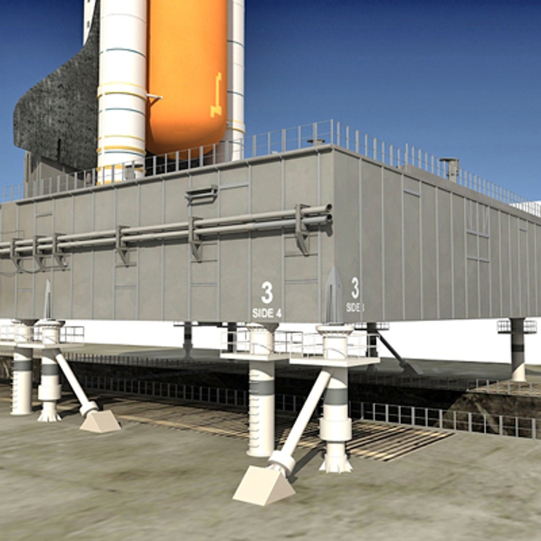 3d nasa space shuttle mlp